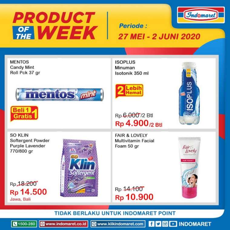 Promo Indomaret Hari ini Juni 2020, Promo JSM Indomaret + Katalog